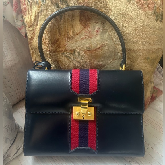 Gucci | Bags | The Iconic Vintage Gucci Milan Kelly Handbag Extremely ...